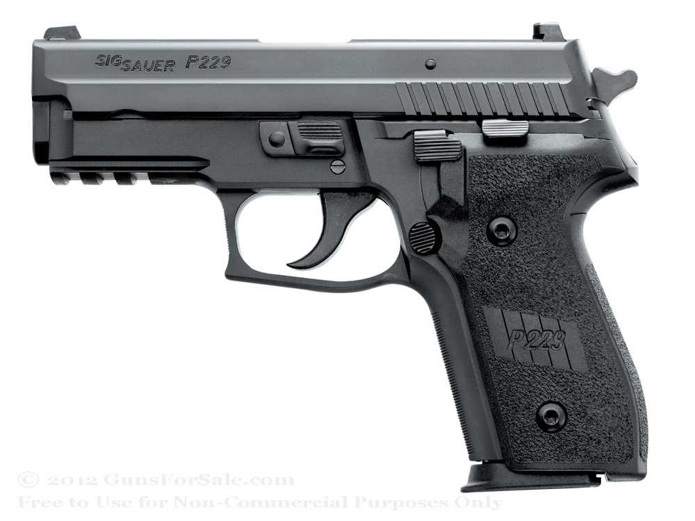 Sig Sauer P229 W Night Sights For Sale Blued 357 Sig 12 Round Magazine